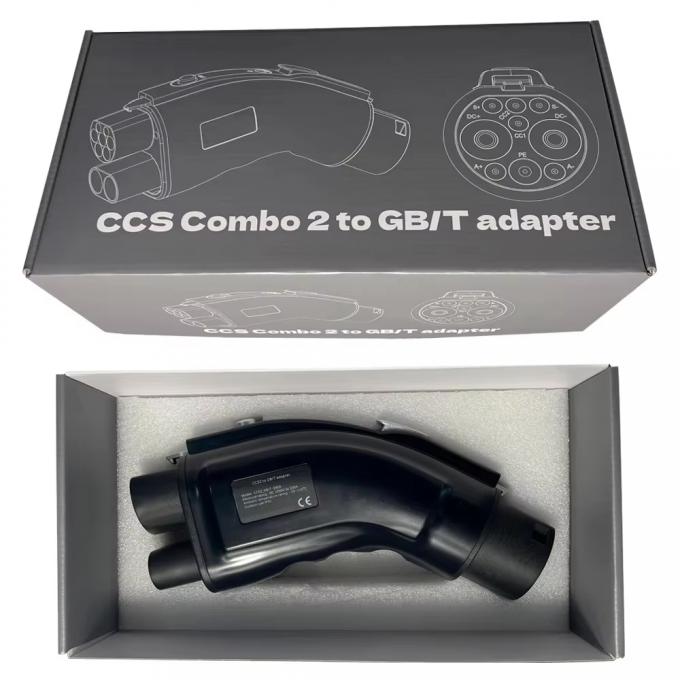 Bộ chuyển đổi sạc nhanh CCS2 sang GB/T DC 1000V 250A | Đầu nối EV di động